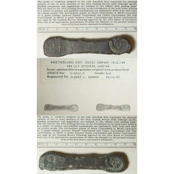 C02, Ceylon Dutch East India Company , AE 4 3/4 Stuiver, Bonk Bar ND ...